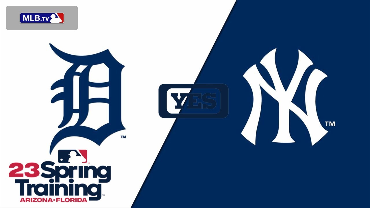 Detroit Tigers Vs New York Yankees Spring Training 2023 - YouTube