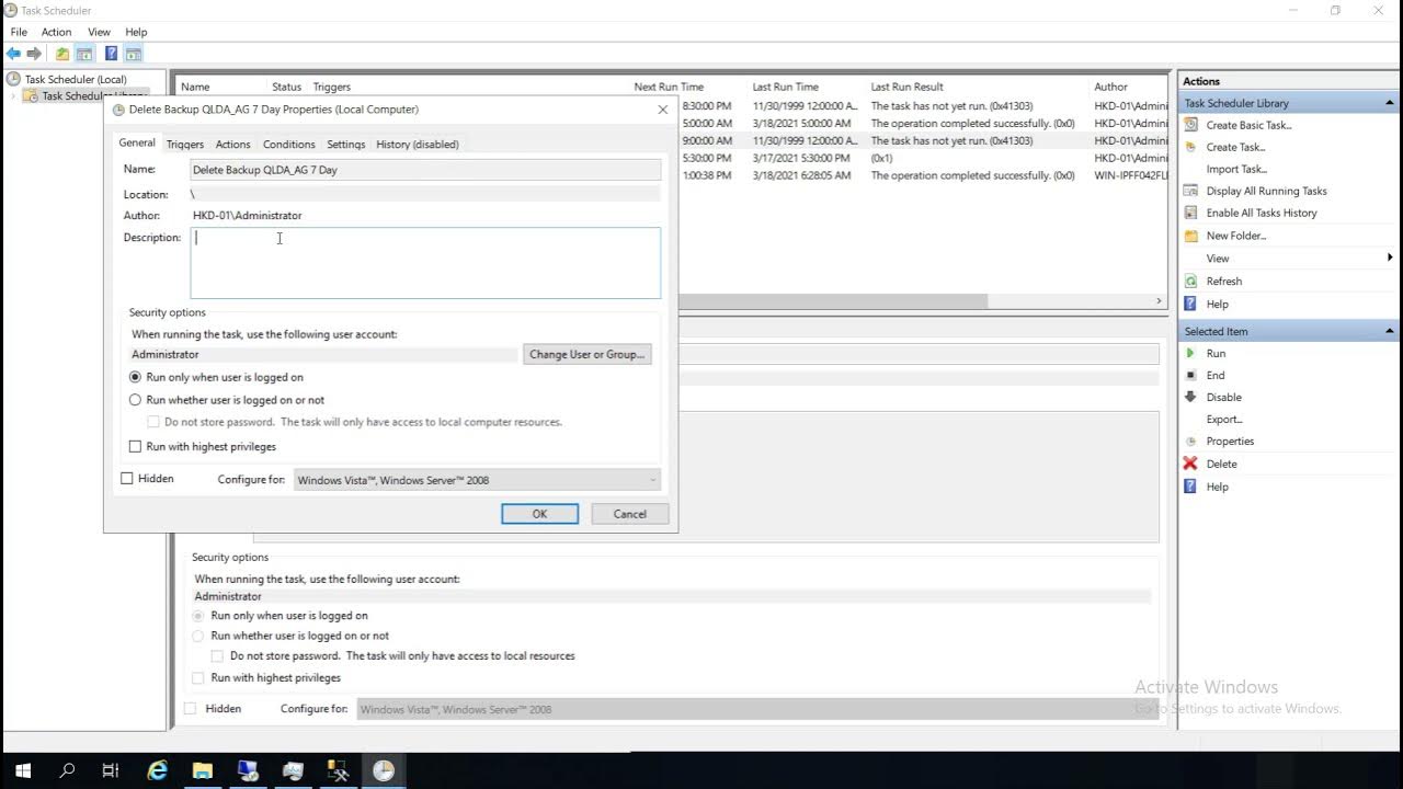 Backup Sao Lưu Định Kỳ SQL Server BATCH SCRIPT Task Scheduler - YouTube