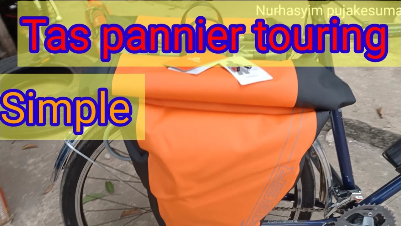 tas pannier sepeda touring || unboxing || cycling bag - YouTube
