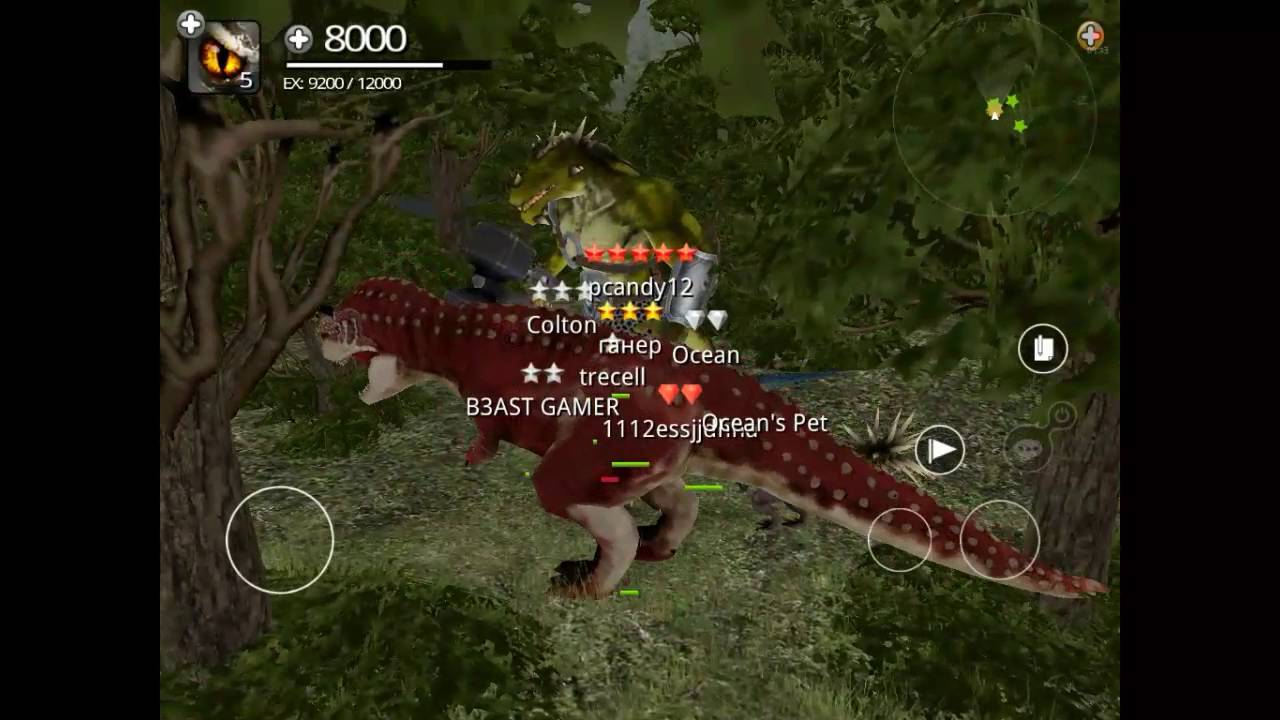 Dino online beating bosses - YouTube