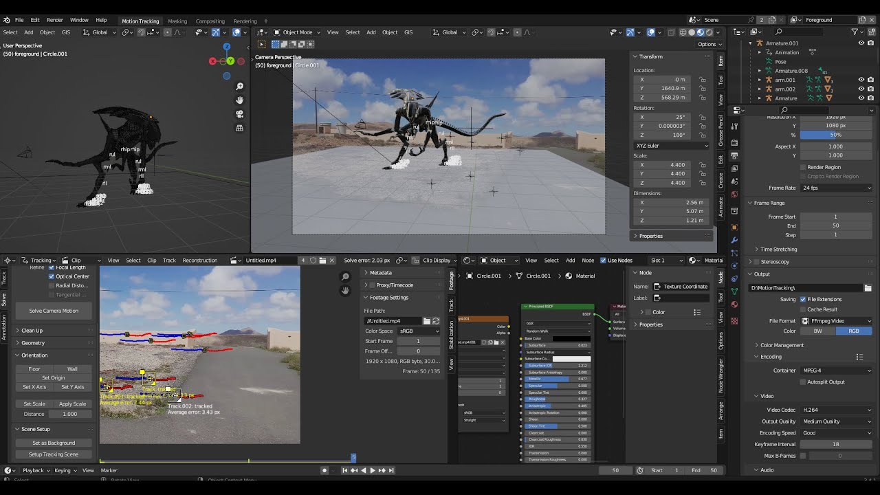Alien Motion Tracking - YouTube