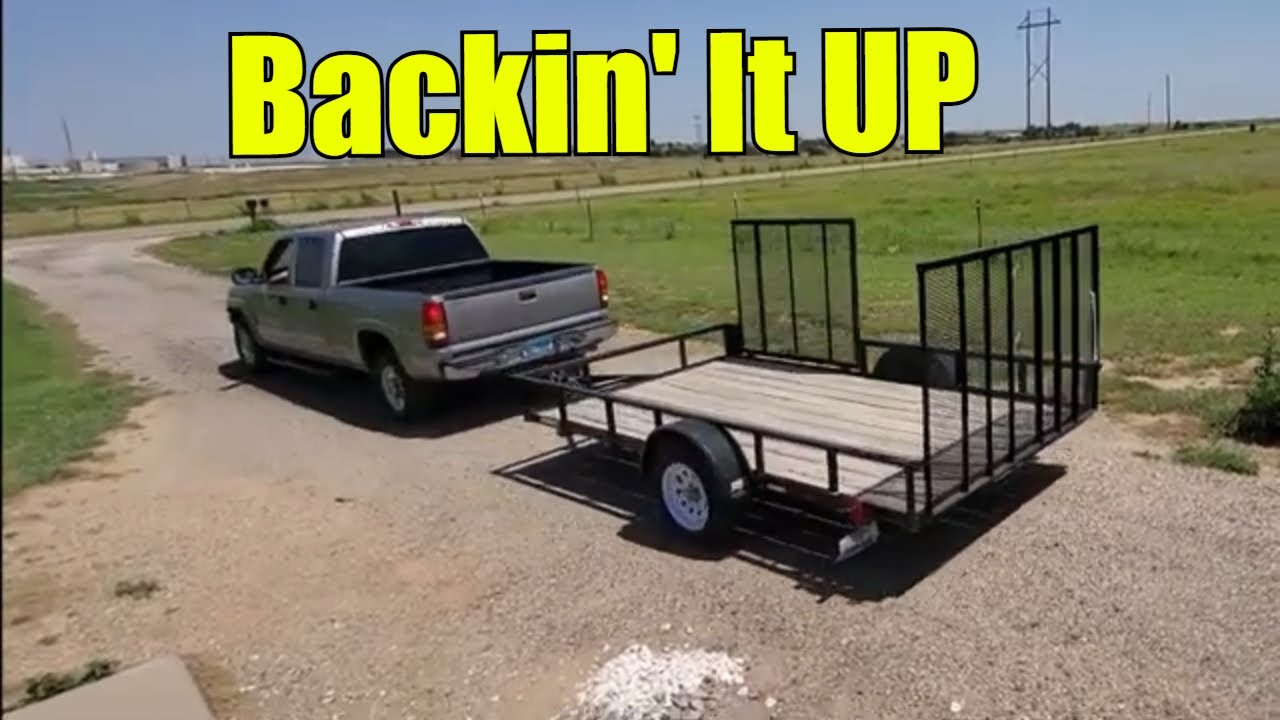 Back A Trailer -- Pro Tips For Newbs - YouTube