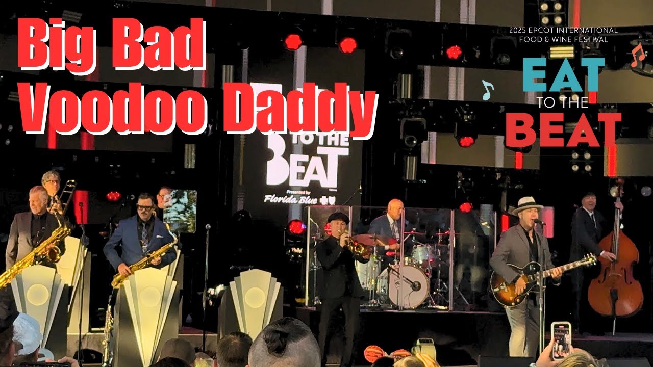 Big Bad Voodoo Daddy LIVE at EPCOT 🎷 | Eat to the Beat Concert 2025 ...