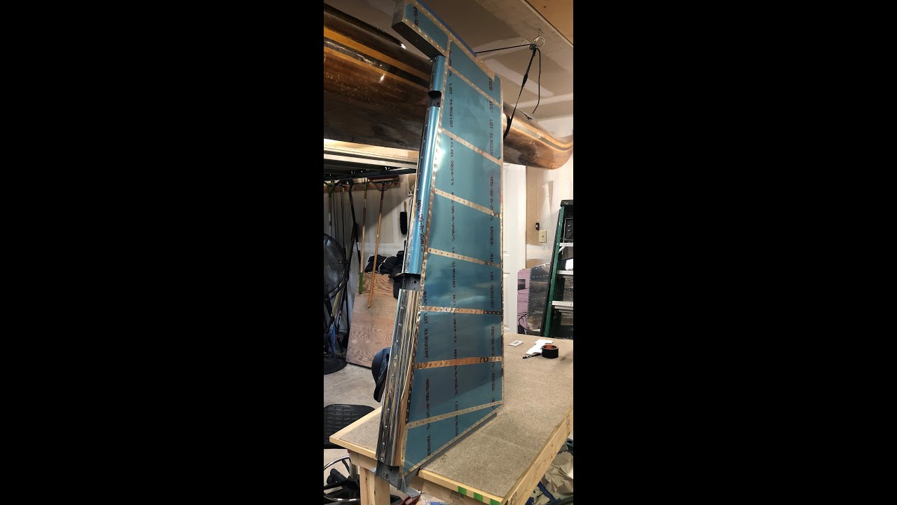 Van's RV-14A Rudder Trailing Edge Riveting and Leading Edge Rolling ...