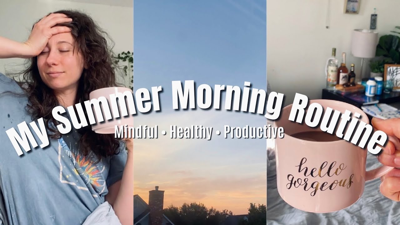 My 7am Healthy Summer Morning Routine 🌞🪴☕️ - YouTube