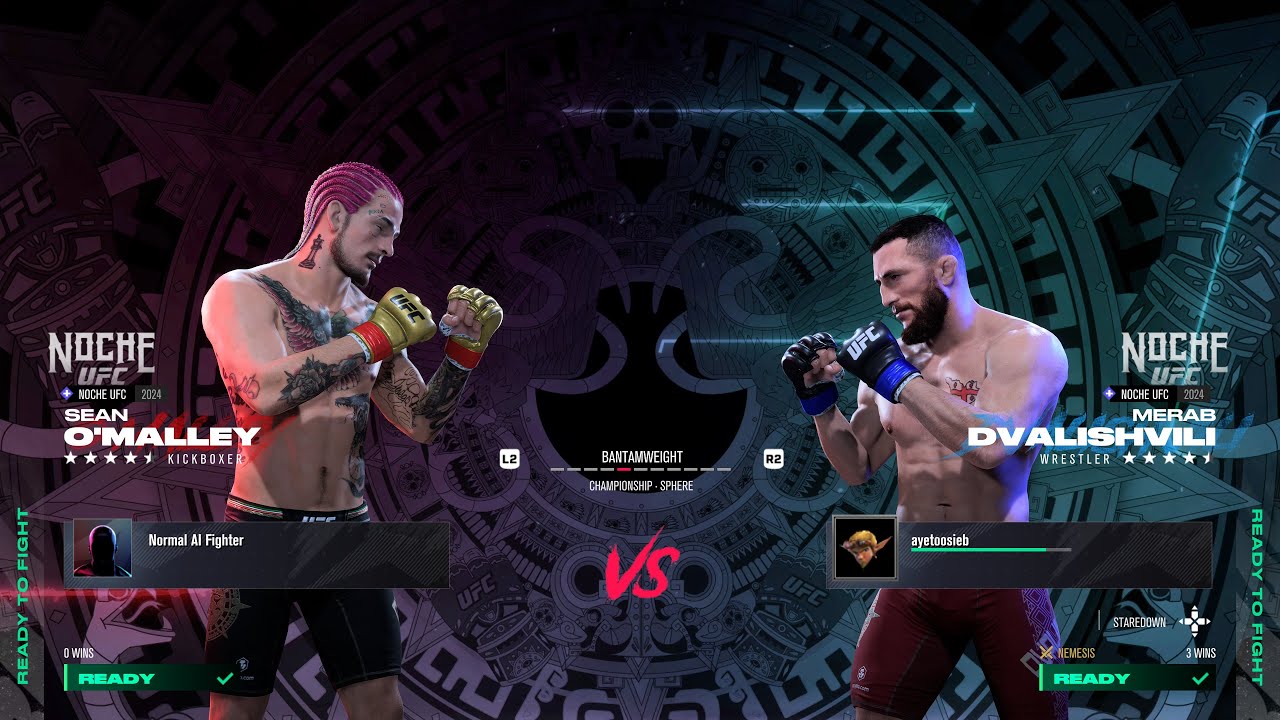 UFC 5 | SEAN O'MALLEY VS MERAB DVALISHILI | BANTAWEIGHT CHAMPIONSHIP ...