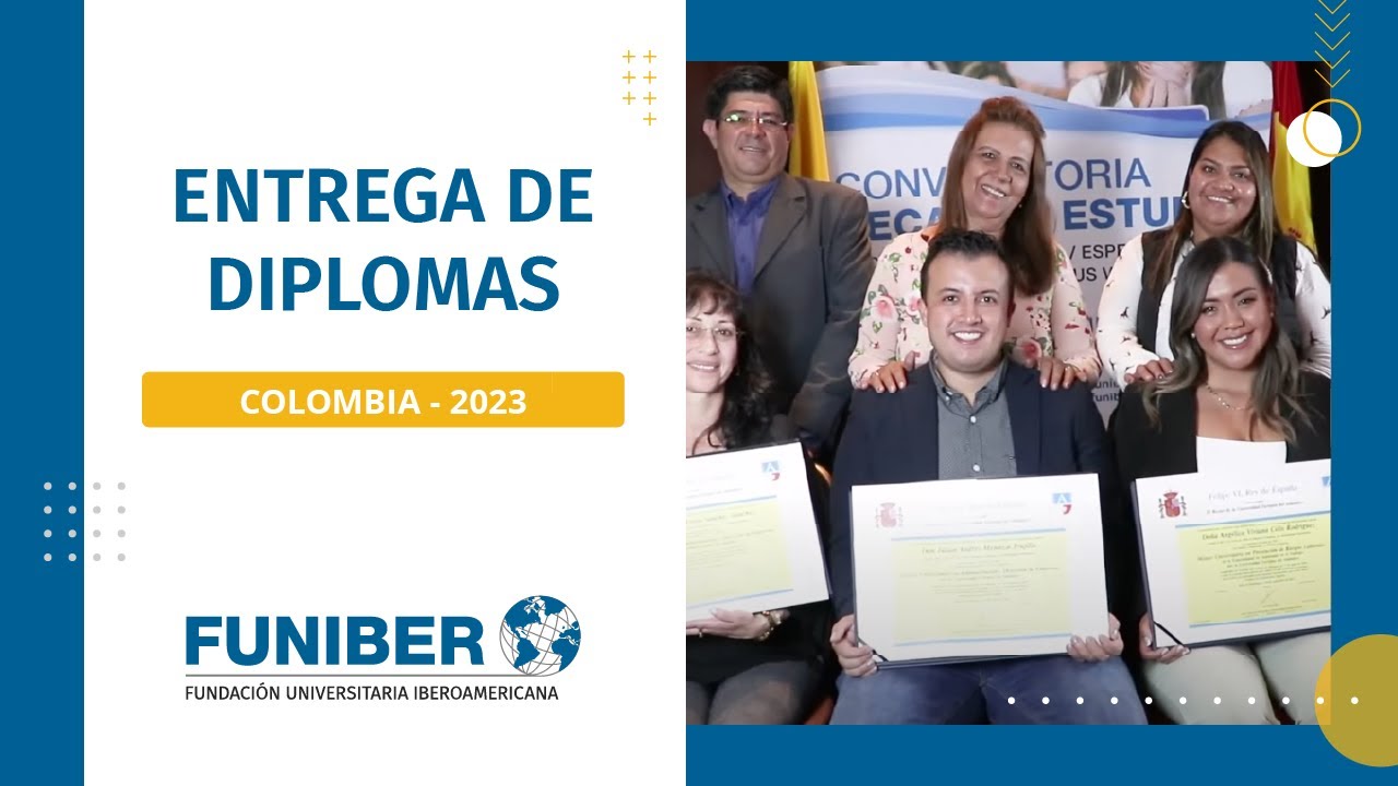 Alumnos colombianos becados por FUNIBER reciben sus diplomas académicos ...