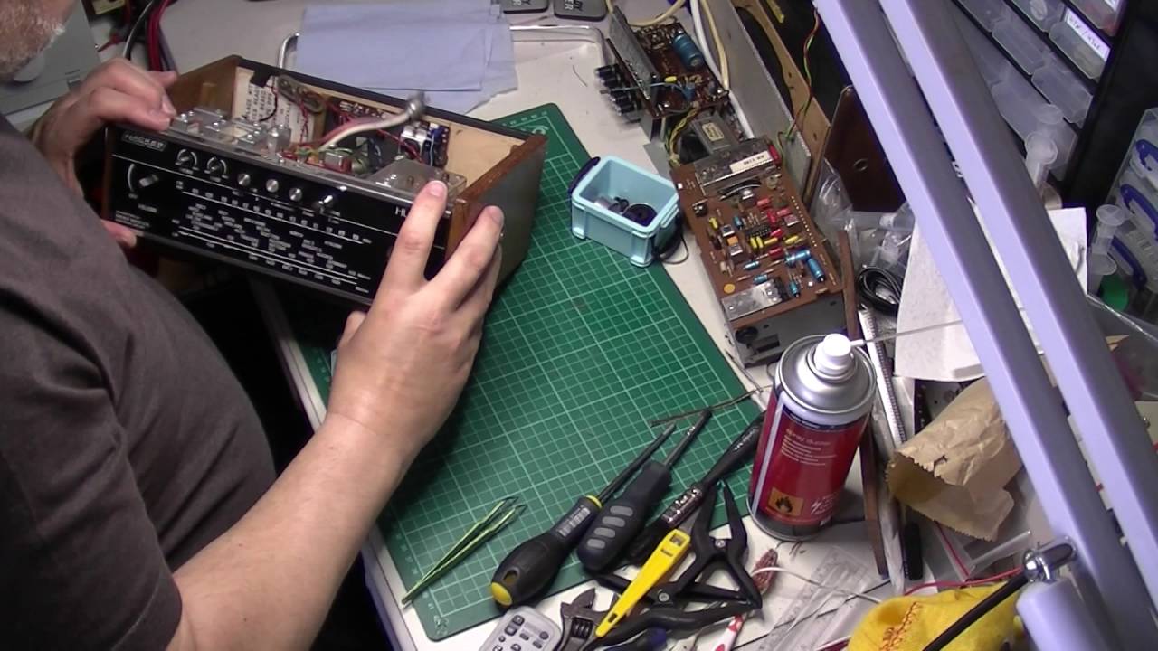 Hacker Hunter VHF RP38a Part 4: Clean up, Re-assembly and test - YouTube