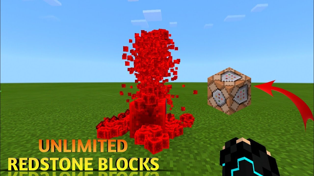 Unlimited Redstone Blocks In Minecraft | Unlimited Redstone Block By ...