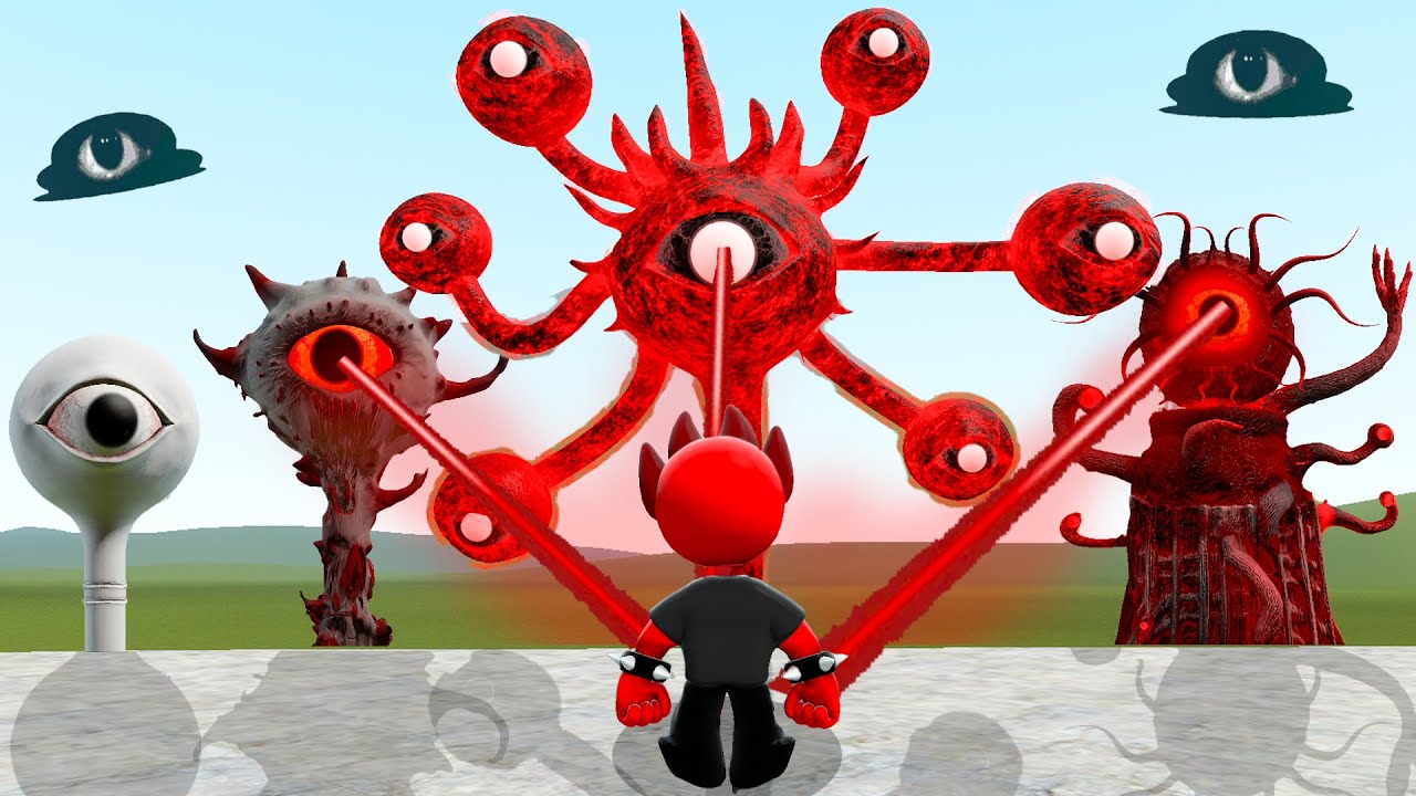 WATER EYE TOWER EVOLUTION vs ALL SPRUNKI in Garry's Mod - YouTube