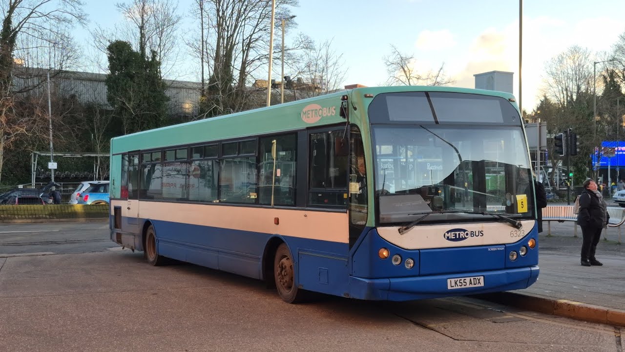 *Going soon* Front seat journey on Metrobus Dennis Dart ELC Myllennium ...