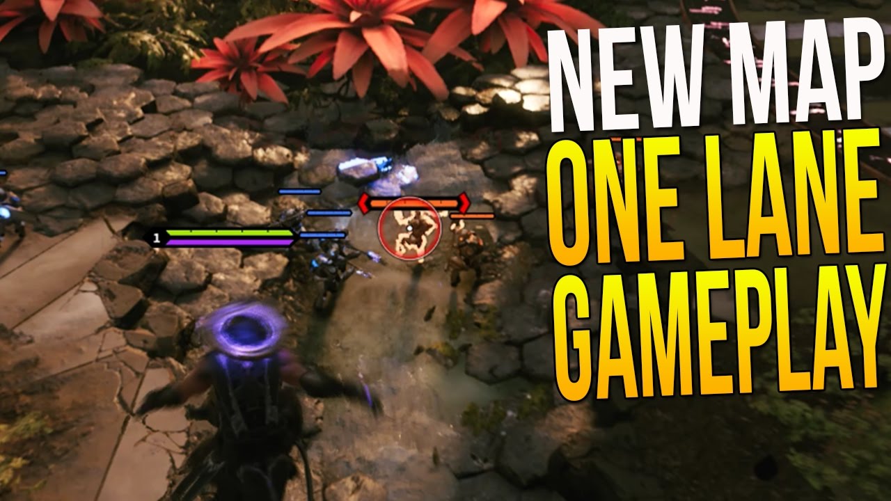 PARAGON NEW MAP GAMEPLAY! "ONE LANE MAP GAMEPLAY" (Interactive Tutorial ...