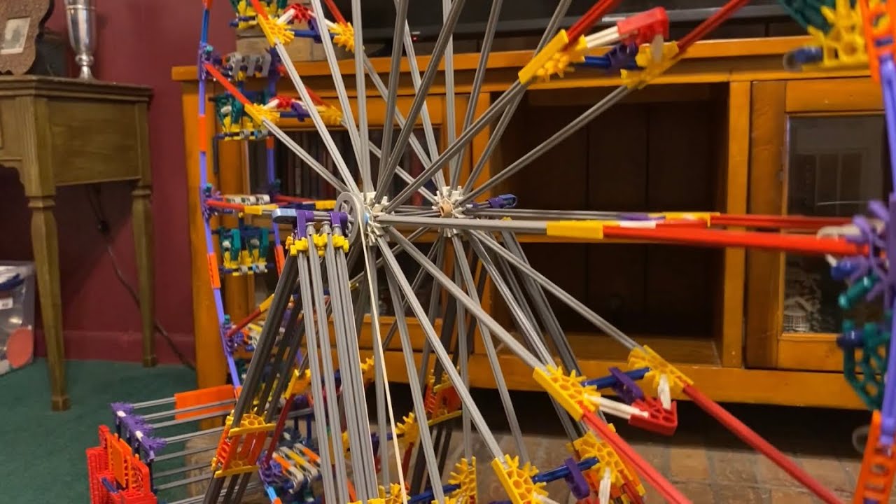 Knex Century Wheel (Ferris Wheel) New Pulley System. - YouTube