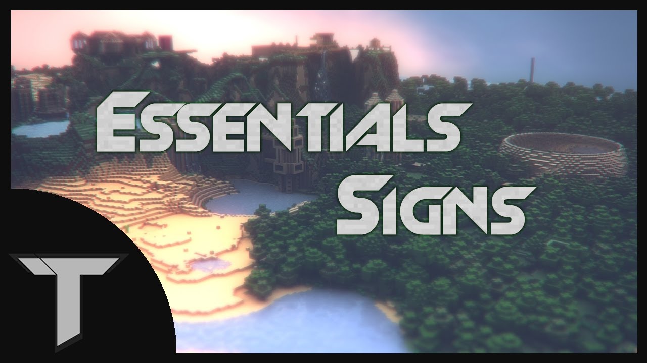 How to use Essentials Signs - YouTube