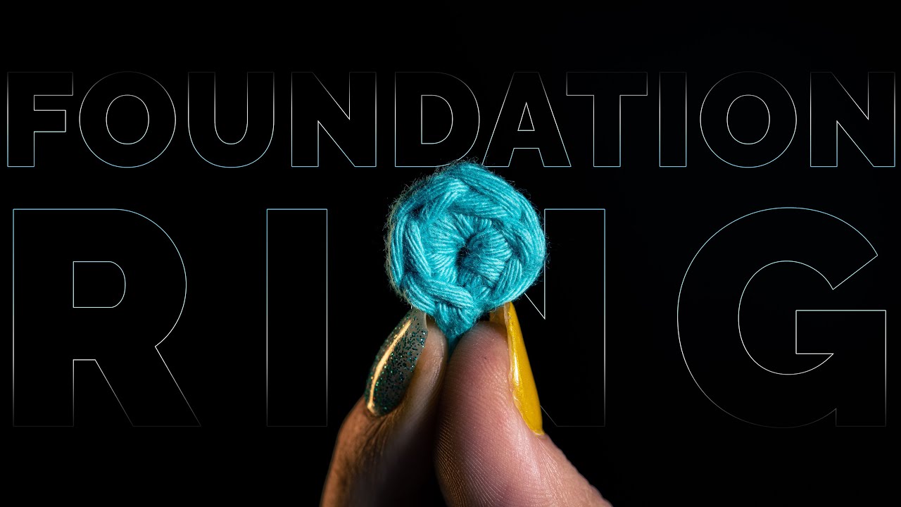 Crochet Foundation Ring Tutorial - It's BETTER than the Magic Ring ...