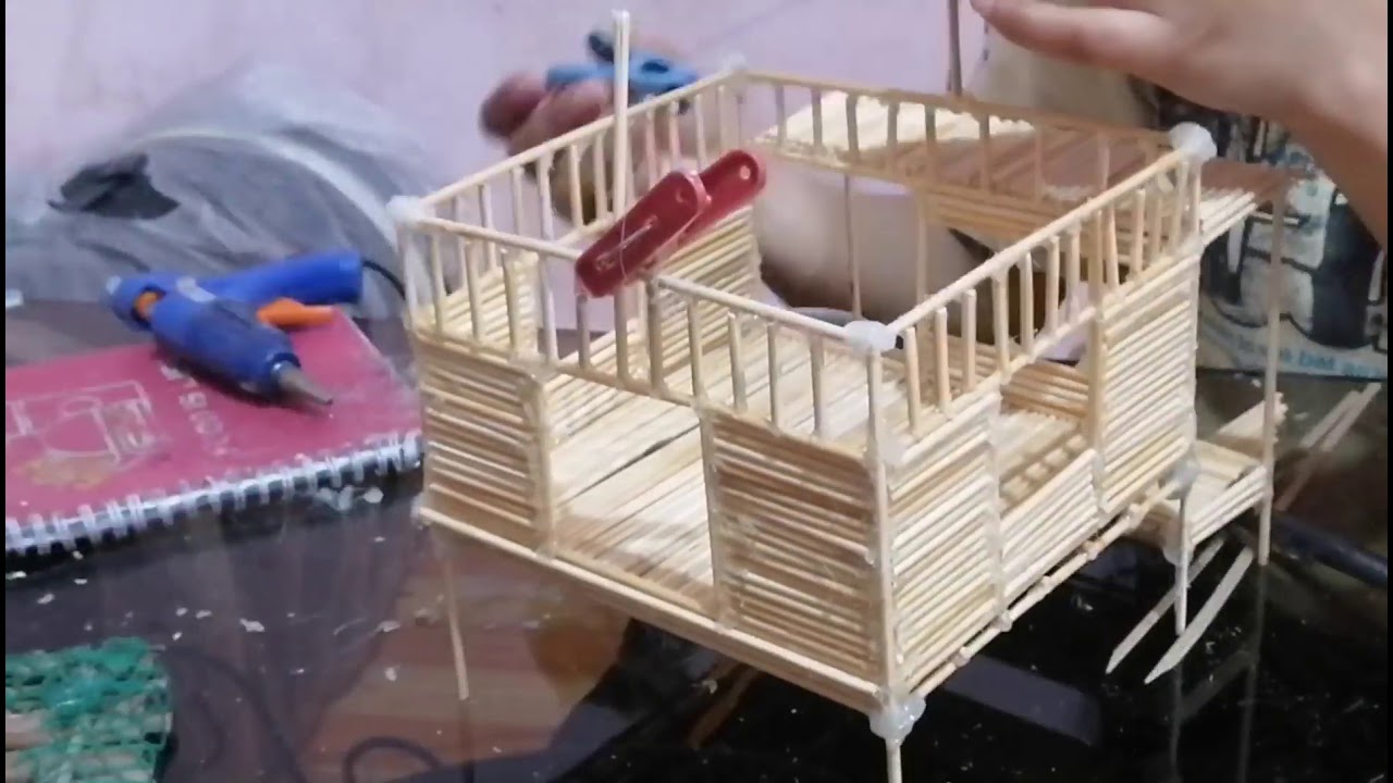 How to make miniature modern bahay kubo - YouTube