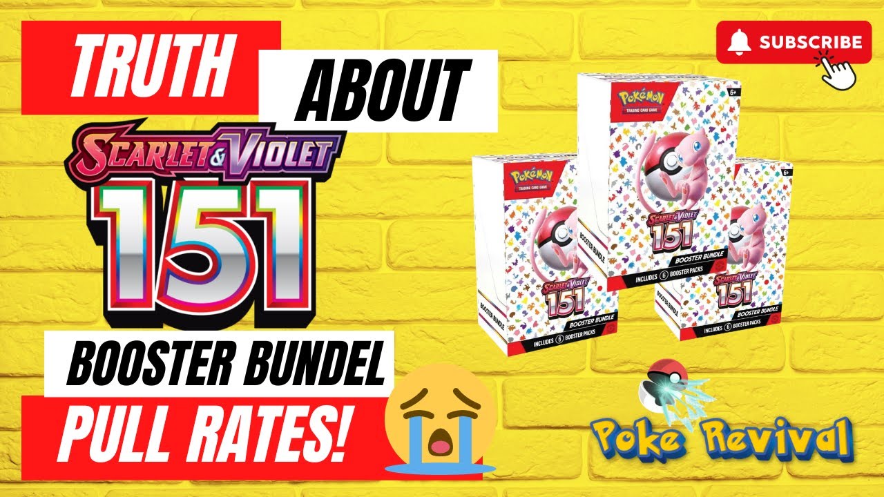The Truth About Pokemon 151 Booster Bundle Pull Rates.. - YouTube