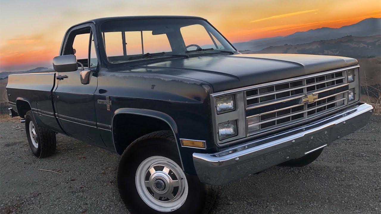 1985 Chevrolet K20 Scottsdale - YouTube