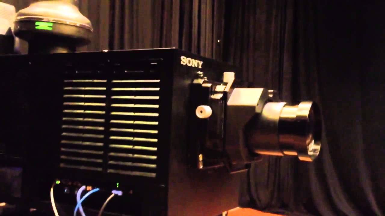 Sony Releases Smaller 4K Cinema Projector at ShowEast 2012 - YouTube