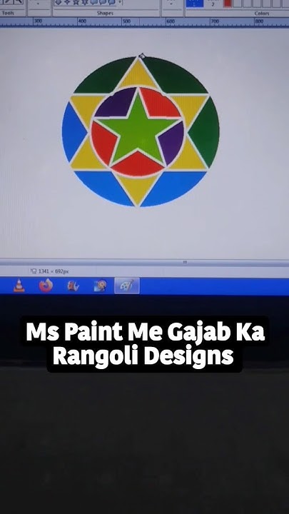 mspaint Me Rangoli Kaise banaye ,Make A Rangoli Designs in ms paint # ...