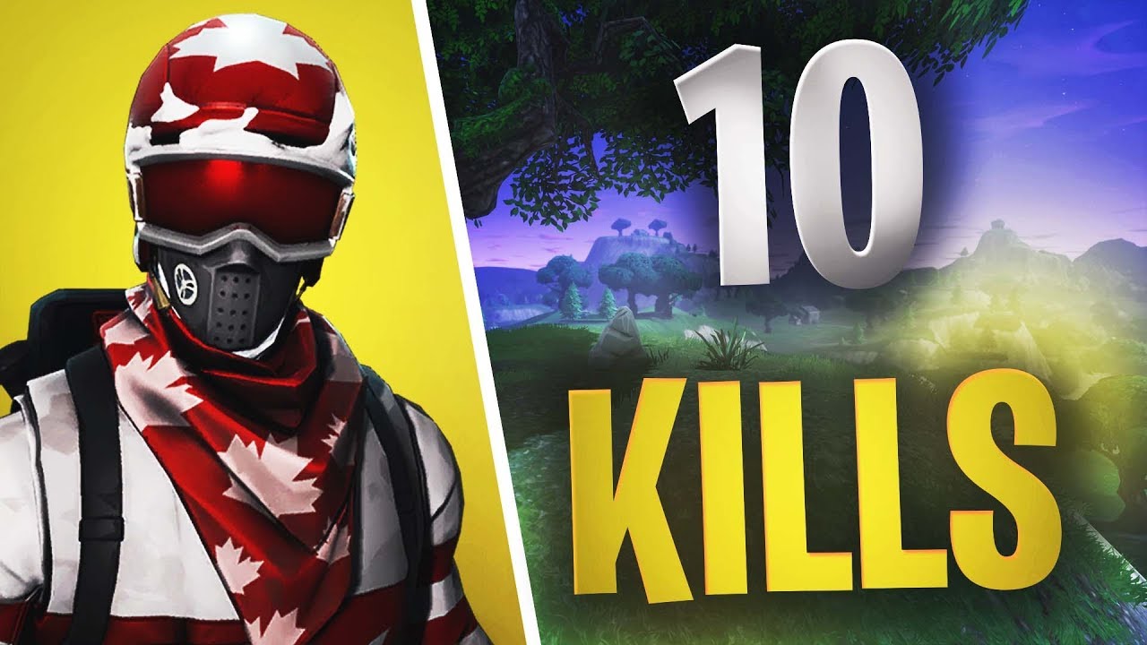 FORTNITE - 10 KILLS Solo Gameplay - Canadian ALPINE ACE (CAN) - YouTube
