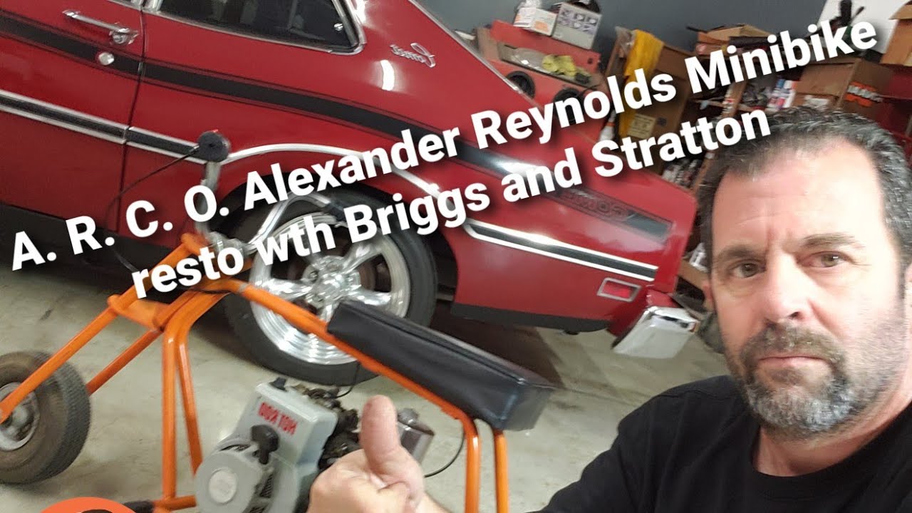 ARCO Alexander Reynolds Co. Minibike restoration with briggs and ...