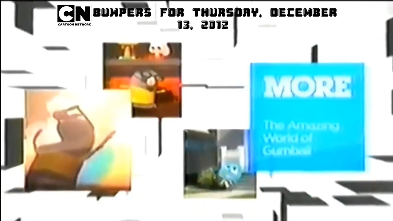 Cartoon Network Coming Up Next Bumpers for December 13, 2012 - YouTube