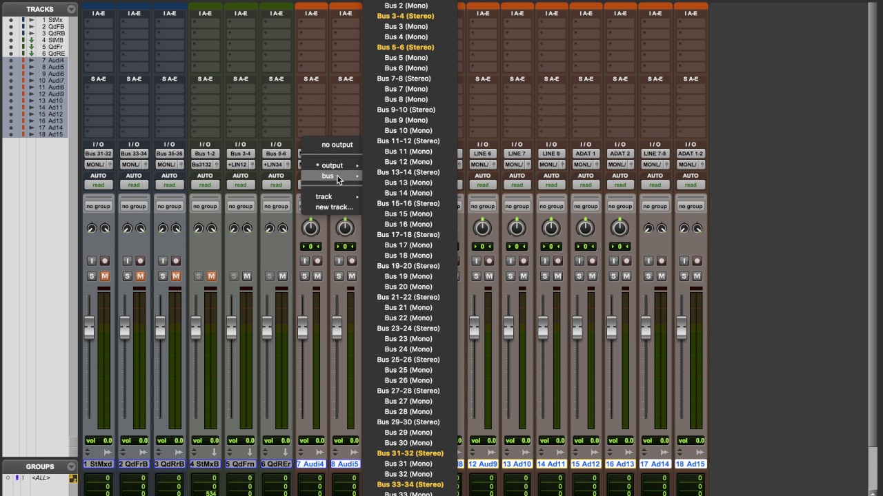 Pro Tools - Quad Mixdown on a non-HD system - YouTube