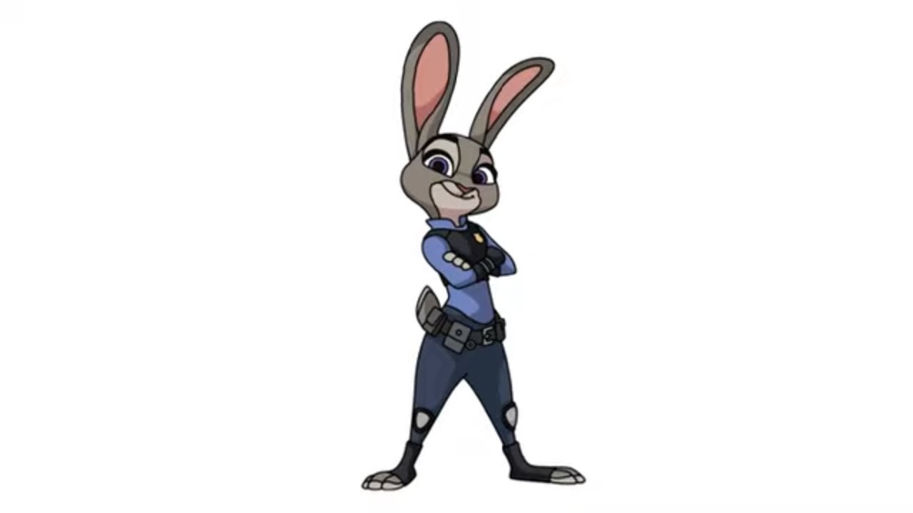 How to draw Judy Hopps Step By Step | Judy Zootopia Drawing | Drawing ...