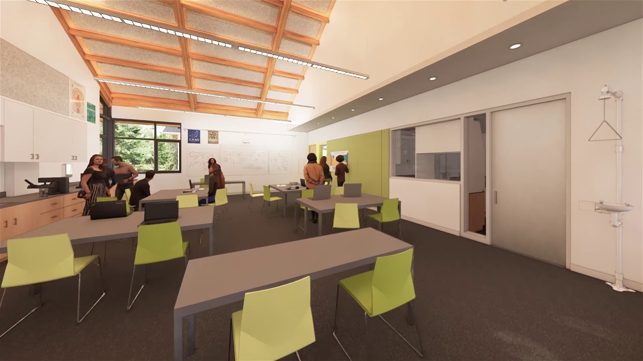 Physics in the new Math & Sciences Center - YouTube