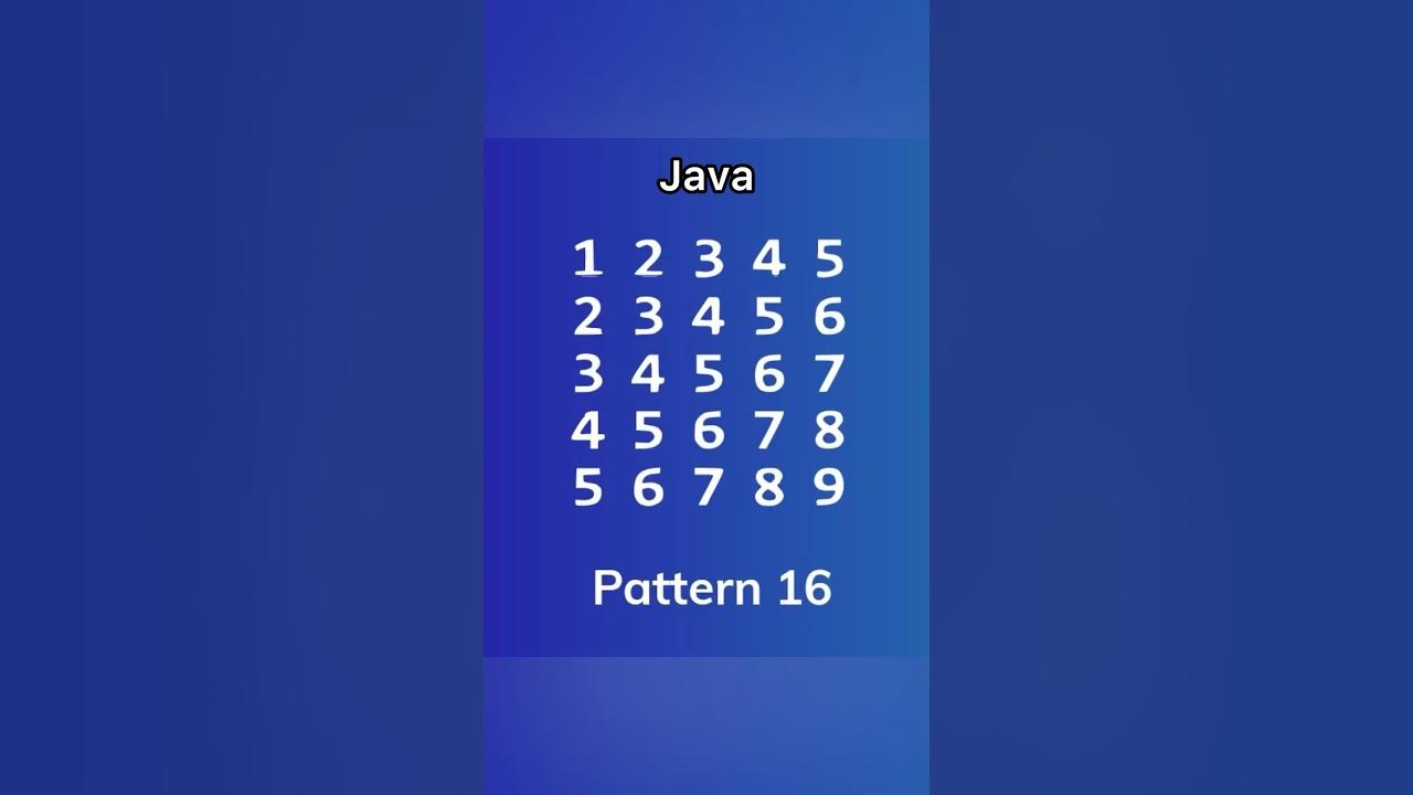 13579 diagonal Number Pattern In Java, Java interview questions for placements #placements# ...