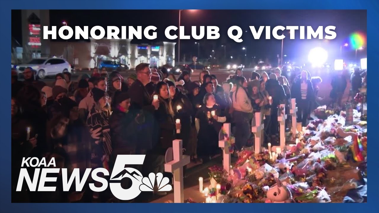 Community honors the five lives lost in the Club Q shooting - YouTube