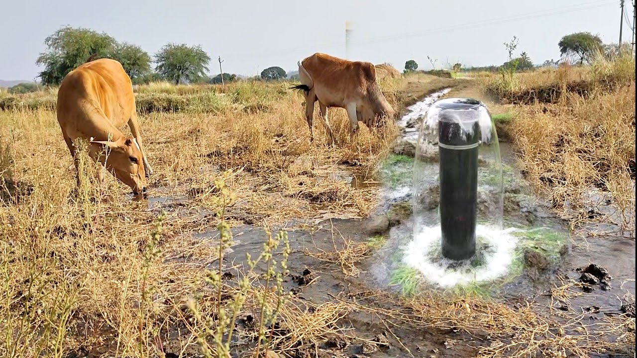 Borewell water Automatic overflow - Water Comes Automatically in old ...