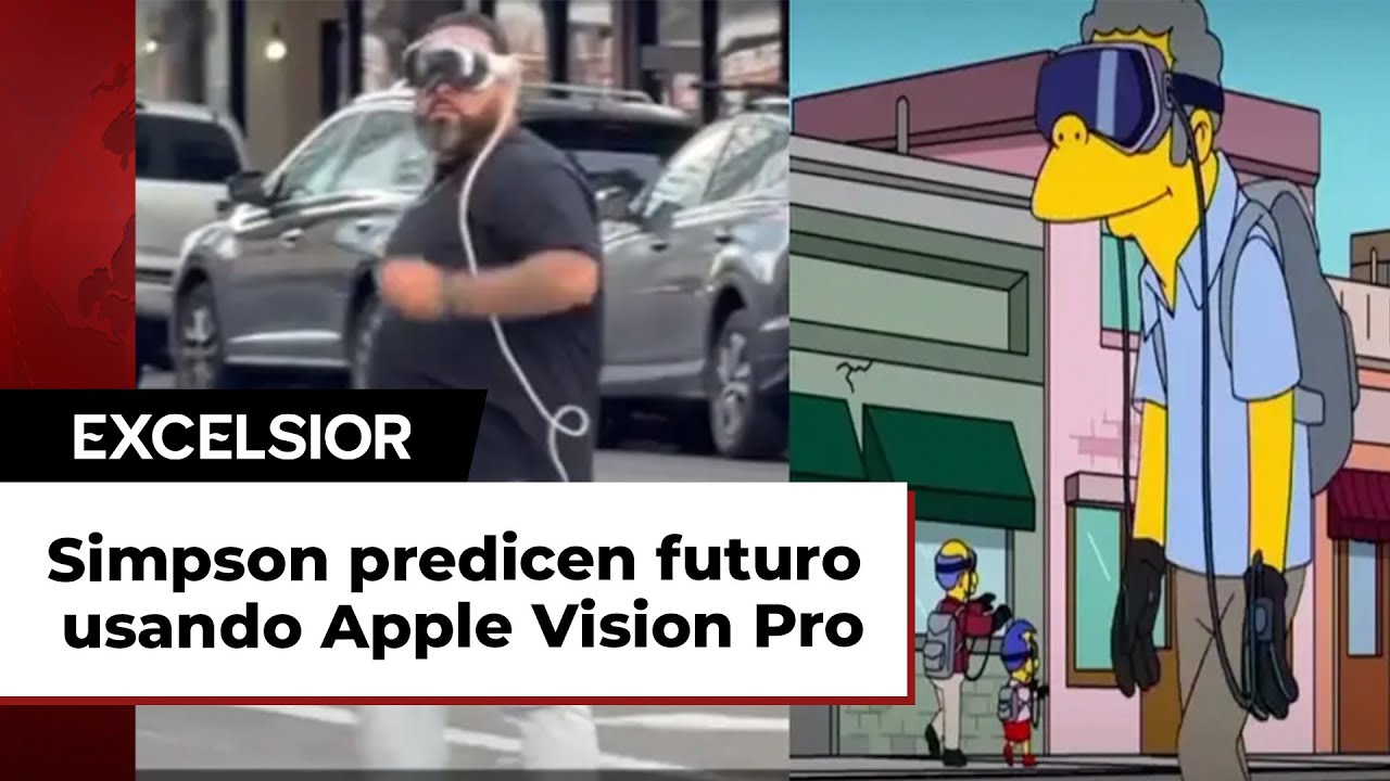 ¿Los Simpson predicen futuro con Apple Vision Pro? De esto trata el ...