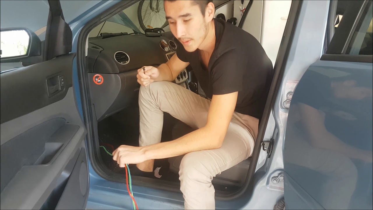 How To Install A Sub Into Your Car - YouTube