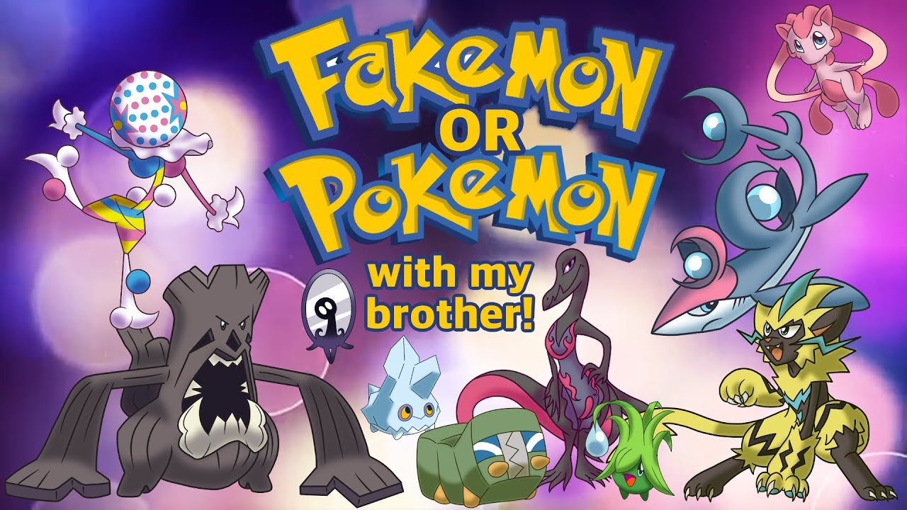 Real VS Fake POKEMON CHALLENGE - feat. Colin (My Bro!) - YouTube