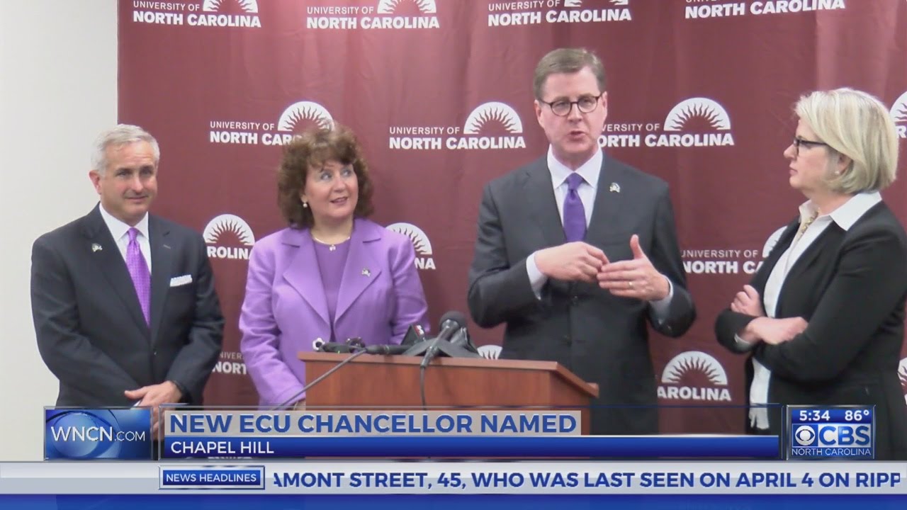 New ECU chancellor gets salary at $450,000 - YouTube