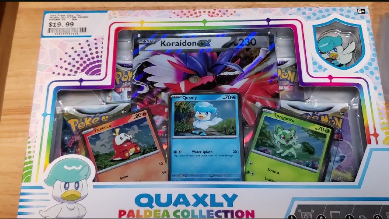 Quaxly Paldea Collection Opening With Double Hit! - YouTube