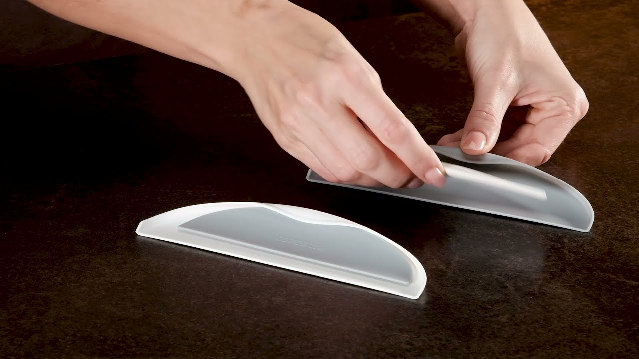 Crumb scraper with scoop GrandCHEF - YouTube