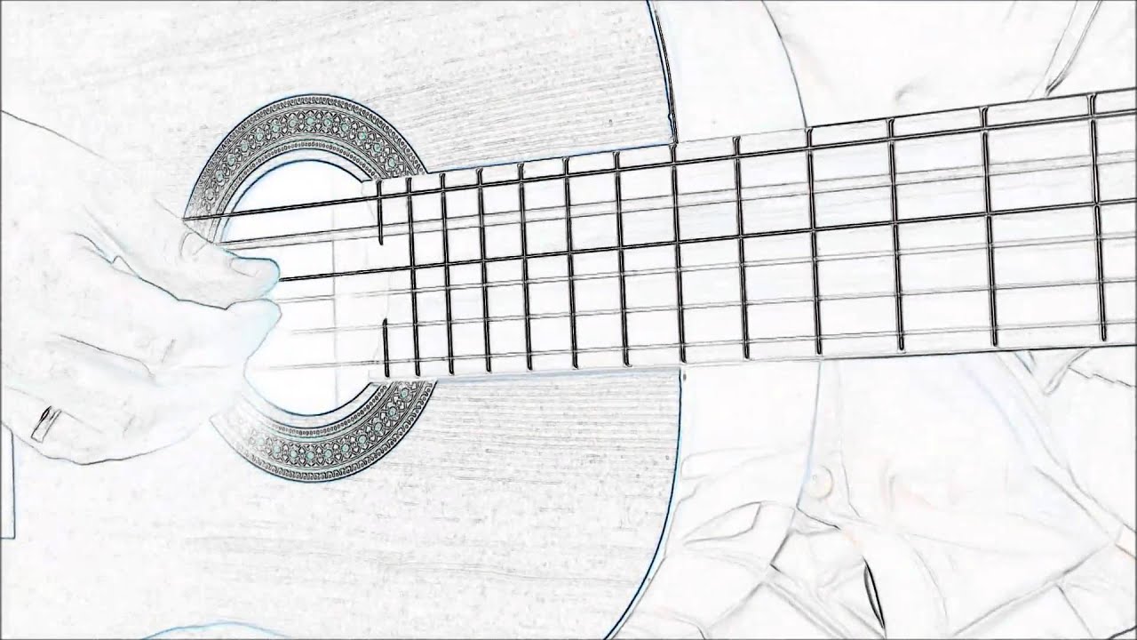 Akord C-dur gitara piorkowanie - YouTube