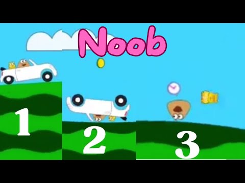 Pou driving as noob - YouTube