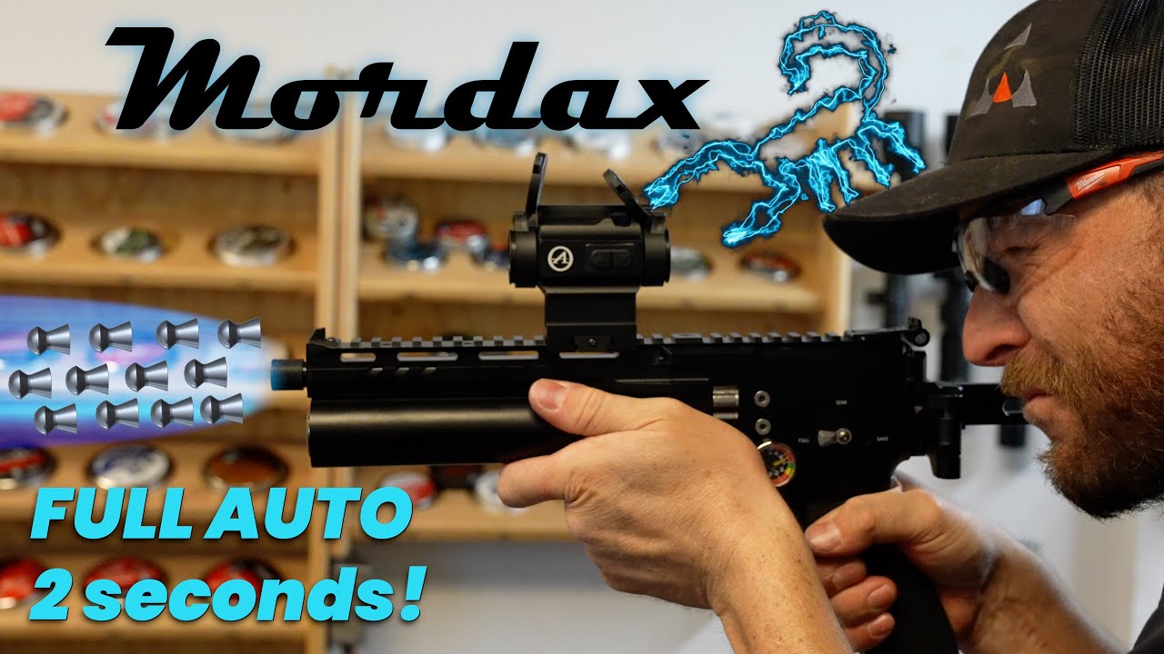 Western Airguns Mordax Full/Semi Auto Air Pistol! - YouTube