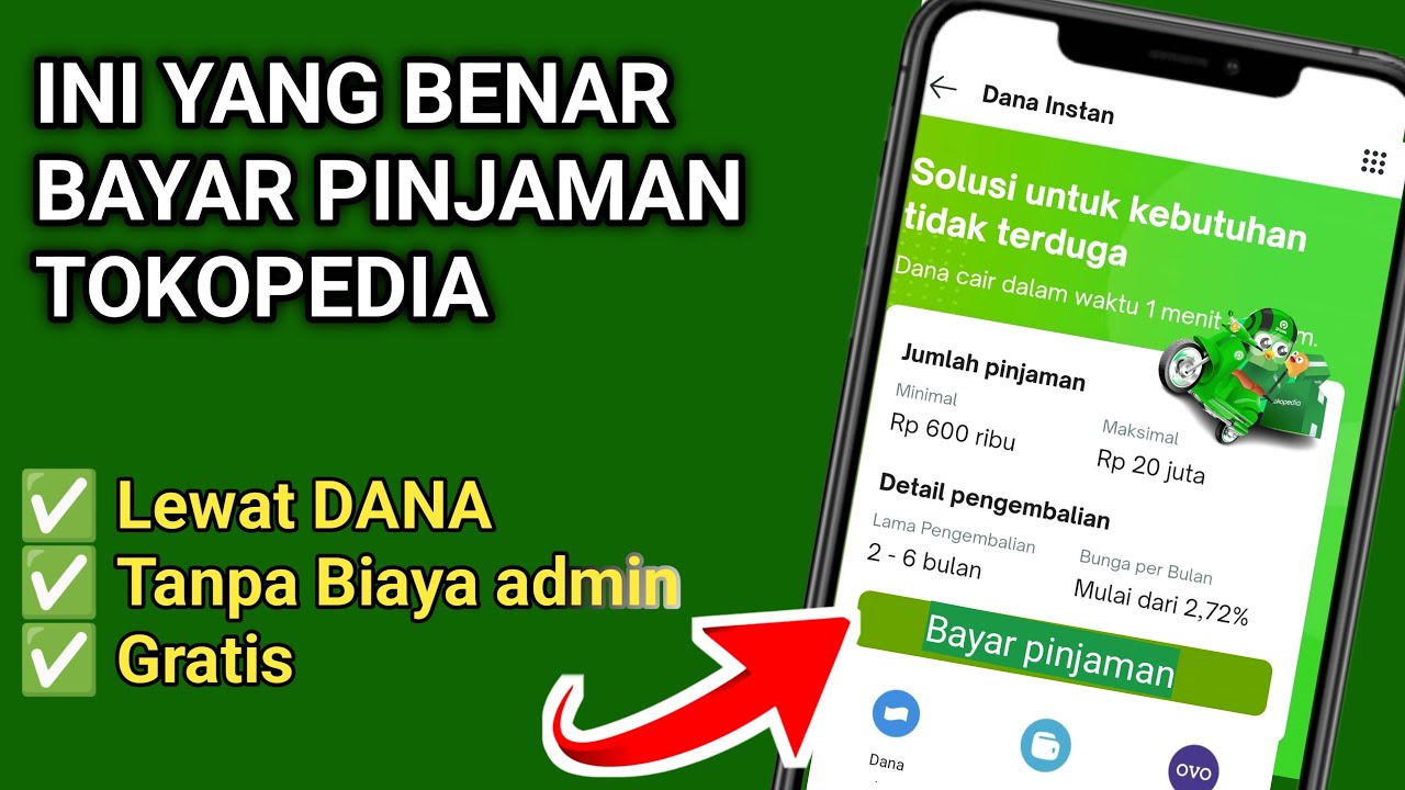Cara Bayar Tagihan Pinjaman Tokopedia by Kredit Pintar - YouTube