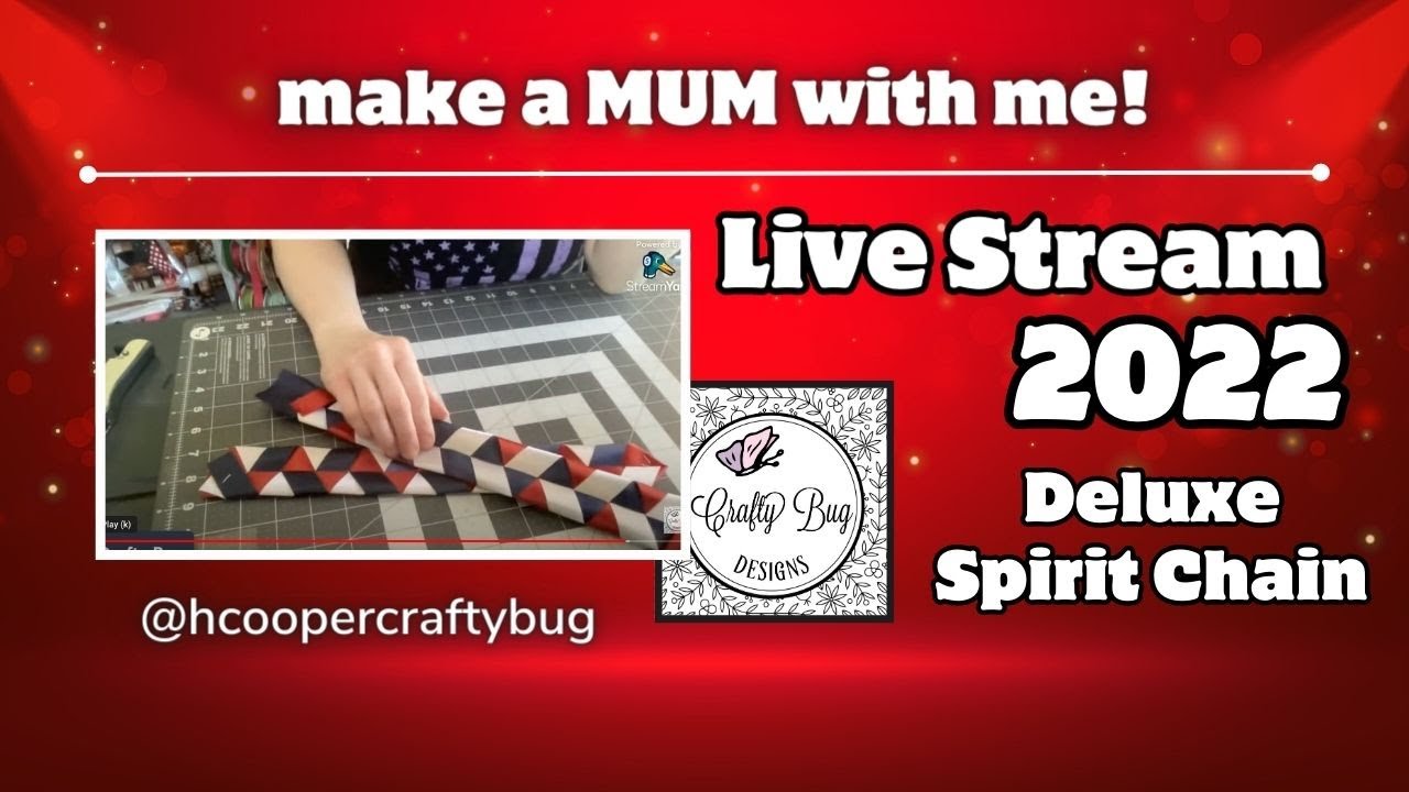 live MAKE MUMS WITH ME; deluxe spirit chains; 3 ribbon spirit chains # ...