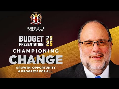 Mek Wi Talk Hon Mark Golding MP Leader of Opposition Budget ...