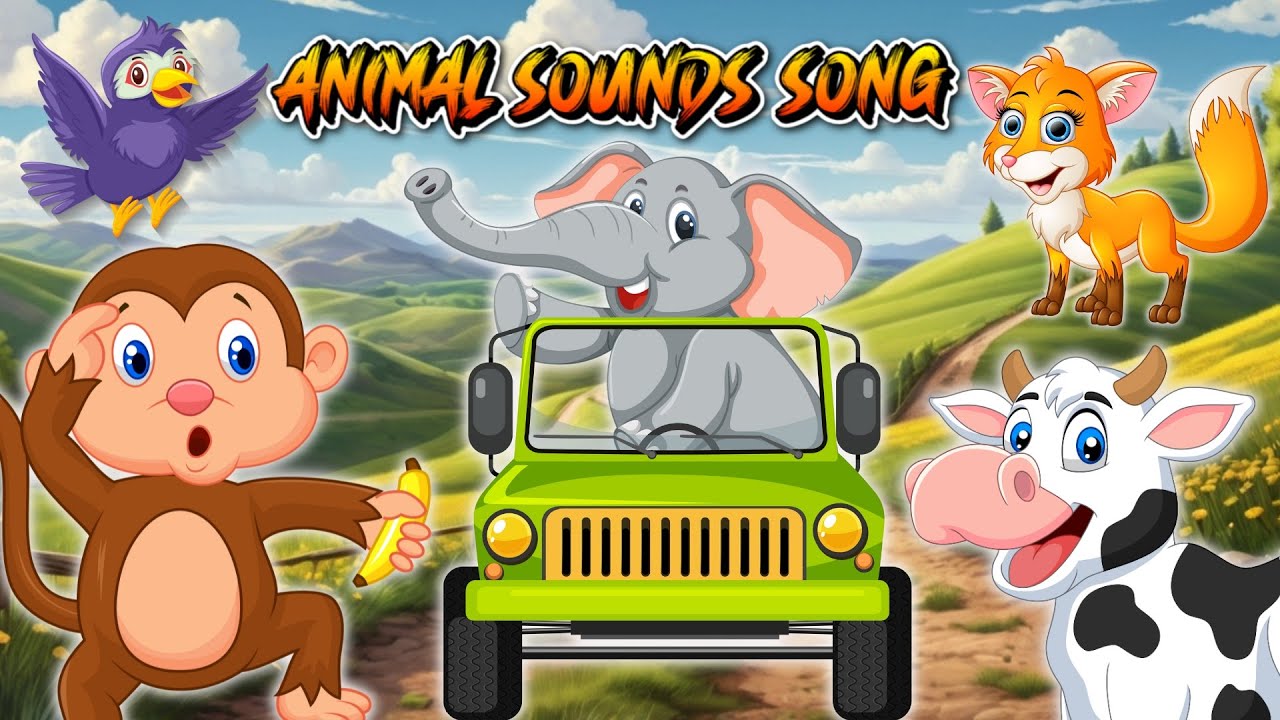 Fun Animal Sounds | Best Animal Sounds Song | Baby Song | Kids Song ...