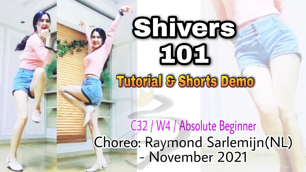 Shivers 101-Line Dance(Absolute Beginner)-Tutorial & Shorts Demo #왕초급 ...