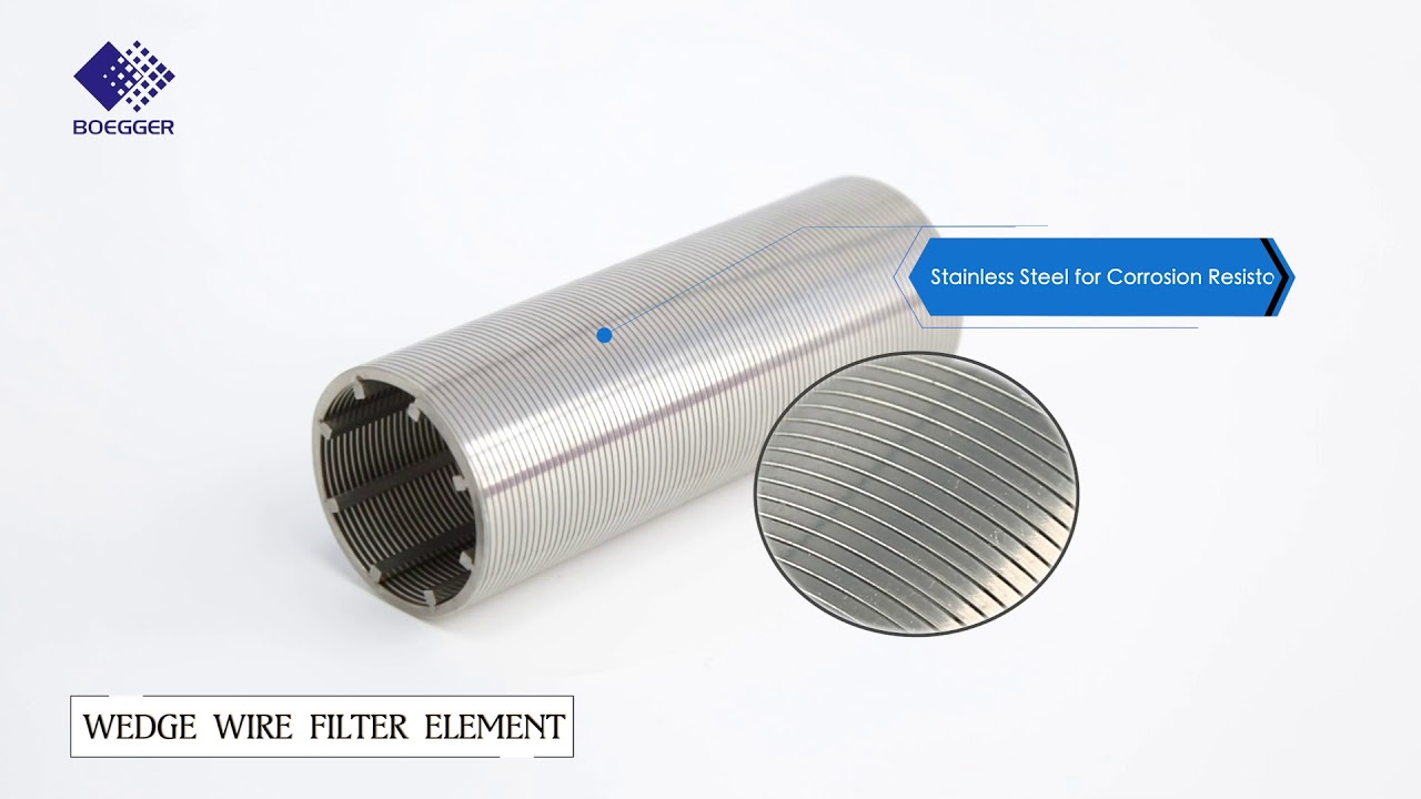 Wedge Wire Filter Element - YouTube