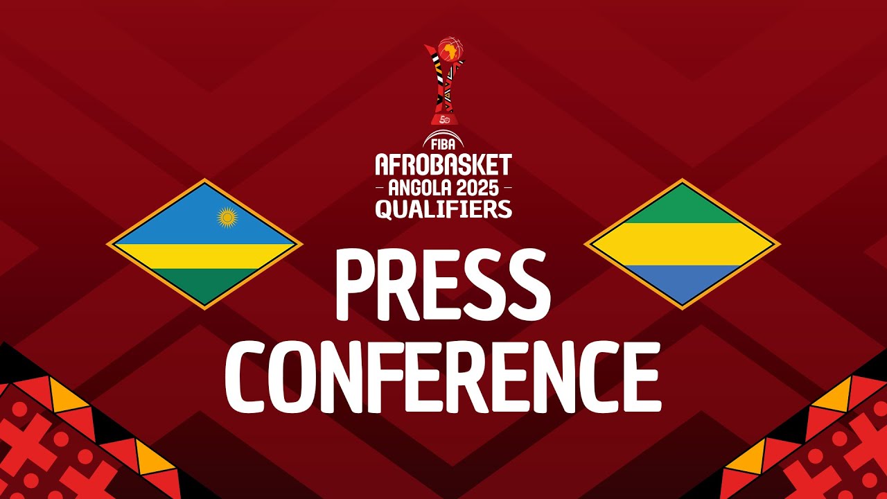 Rwanda v Gabon- Press Conference | FIBA AfroBasket 2025 Qualifiers ...