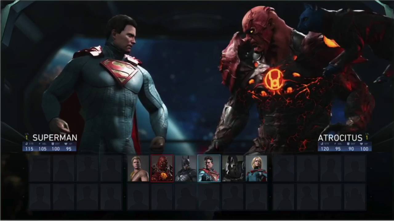Injustice 2 Select Screen revealed + Silhouettes - YouTube